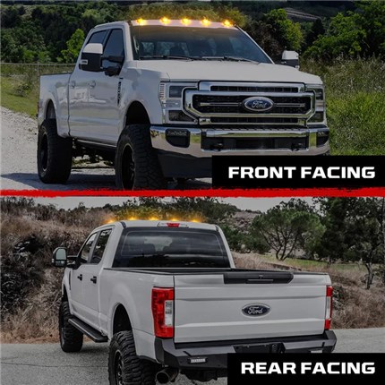 Recon Ford Super Duty 17-24 F250/350/450/550 5 Piece Cab Roof Light Set ...