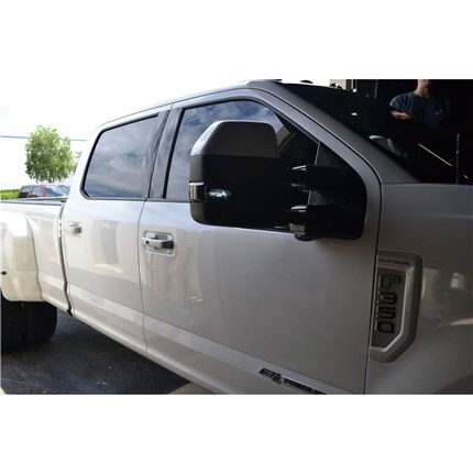 Recon Amber LED Flashing Smoked Mirror Lights - 2017-2023 Ford Super ...