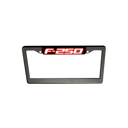 Recon Illuminated F-250 Logo License Plate Frame - 1994-2023 Ford F-250 ...